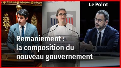 Remaniement Voici La Composition Du Nouveau Gouvernement YouTube