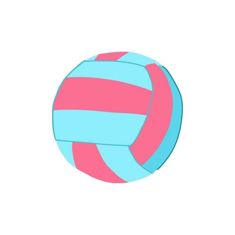 voleo vóleibol pelota dibujos animados vector ilustración 35558947