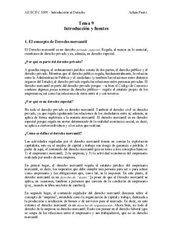 Apuntes Tema 1 Mercantil Pdf