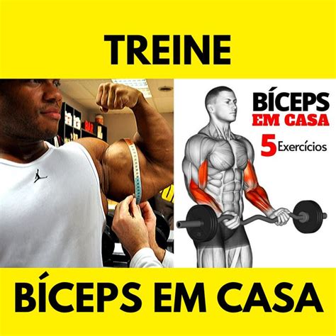 An Image Of A Man Doing Exercises With Dumbbells And The Words Biceps