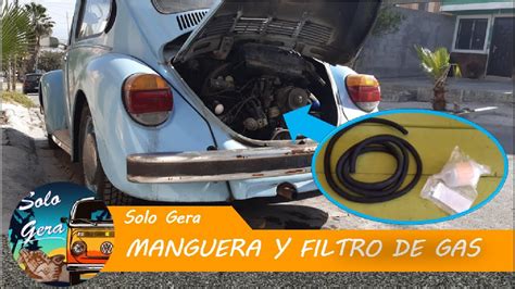 MANGUERA Y FILTRO DE GASOLINA VOCHO O COMBI 1600 Volkswagen Vw Sedan