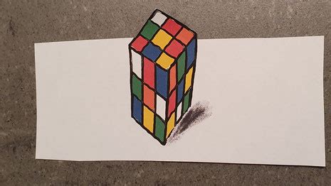 würfel 3d zeichnen Würfel und Quader in 3D 3D zeichnen lernen YouTube