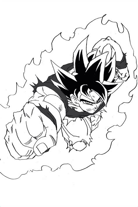 13 Luxe De Coloriage Goku Ultra Instinct Galerie Coloriage