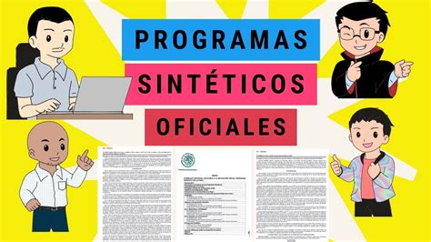 POR FIN PROGRAMAS SINTÉTICOS OFICIALES YouTube