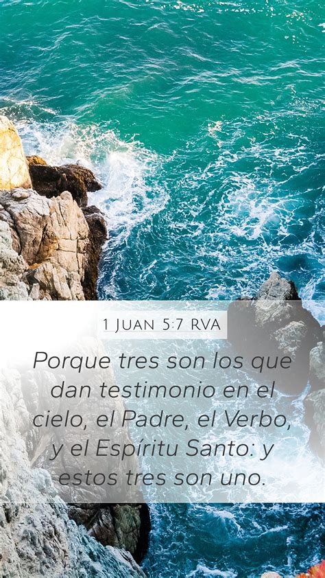 1 Juan 5 7 RVA Mobile Phone Wallpaper Porque Tres Son Los Que Dan