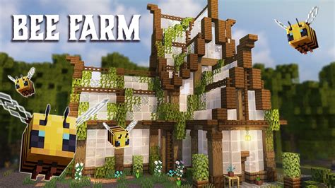 I Built A Greenhouse Bee Farm In Survival Minecraft YouTube