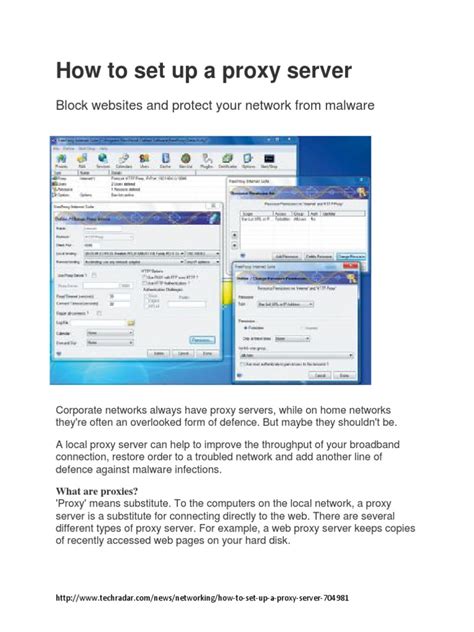 how to set up a proxy server proxy server computer network