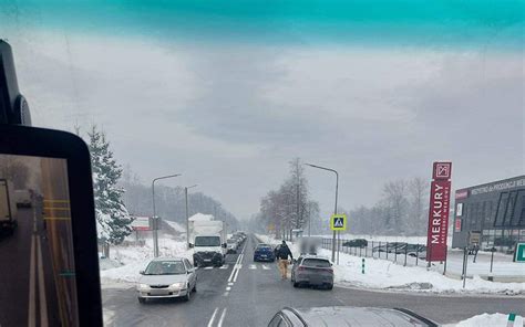 Potrącenie pieszego na pasach w Izdebniku