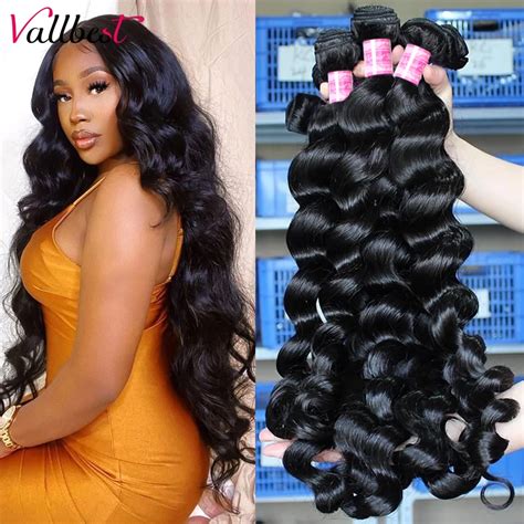 Tissage En Lot Loose Wave Brésilien 100 Naturel Remy Vallbest