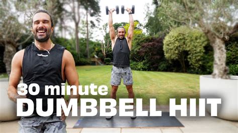 NEW 30 Minute Energizing DUMBBELL HIIT Workout The Body Coach TV