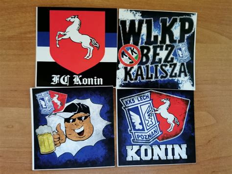 Vlepki Lech Poznań Konin 1 Kraków Licytacja na Allegro Lokalnie