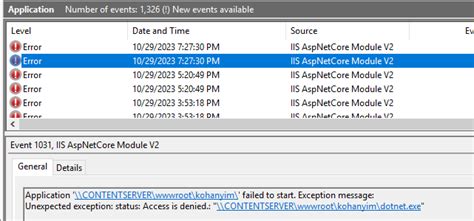 Blazor Web Farm With IIS10 Servers Content Server Error 500 0