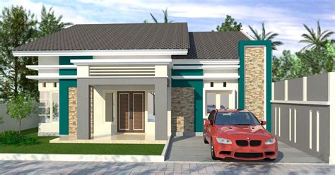 Denah Rumah Minimalis 1 Lantai Type 100