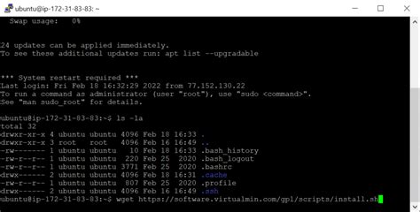 4a install a lamp server and virtualmin control panel on aws free tier amazon web services