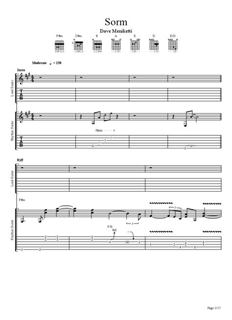 Storm Tab Chords Meniketti Paidtabs