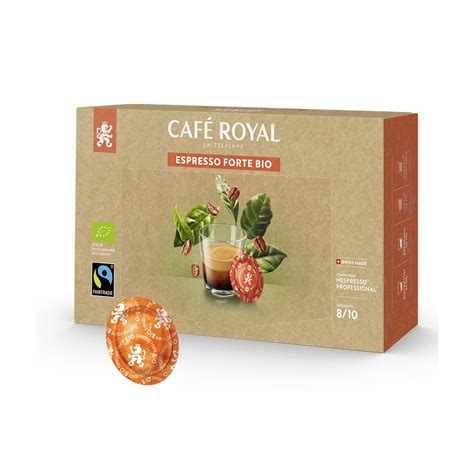 Café Royal Espresso Forte BIO 50 Capsule per Nespresso Pro per 18 99