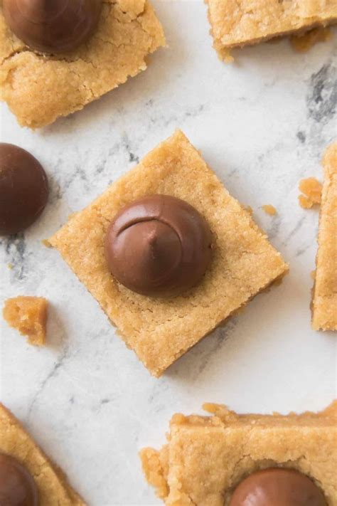 Peanut Butter Blossom Bars Happy Homeschool Nest Recipe Peanut