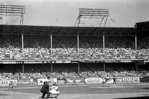Ebbets Field Brooklyn NY October 3 1956 First Pitch Of The 1956