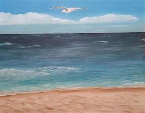 Mar y arena cuadro original Óleo sobre Lienzo comprar cuadros