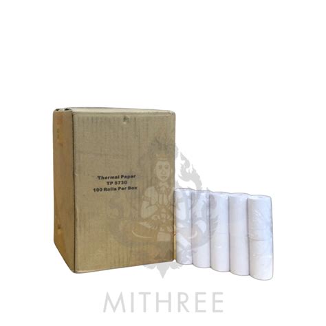 EFTPOS MACHINE THERMAL PAPER ROLLS 57mm X 30mm 100ROLLS MITHREE