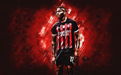 Télécharger rafael leao ac milan joueur de football portugais fond