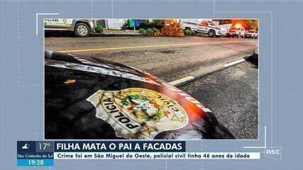 Corpo De Policial Morto A Facadas Em SC Passa Por Necropsia Filha E