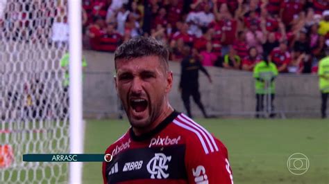 Vídeo Aos 28 min do 1º tempo Gol do Flamengo Arrascaeta faz o