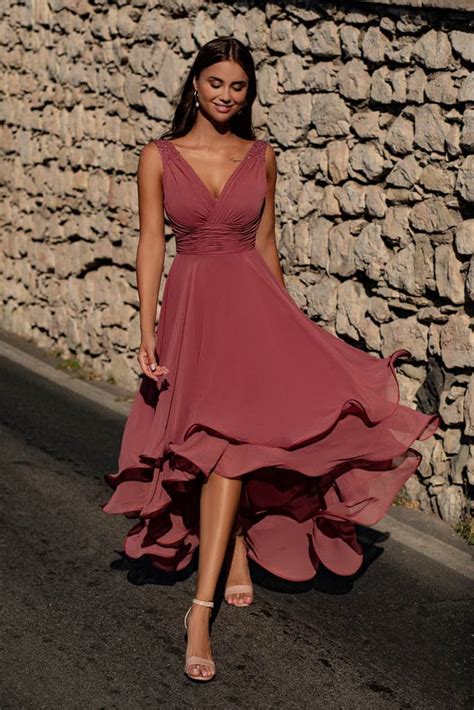 Robe De Cocktail R058L Lyne Mariage Cannes