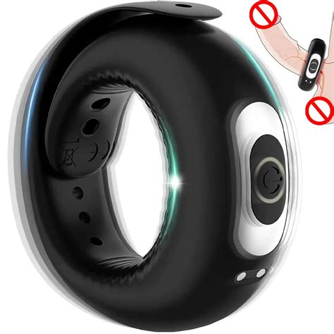 Penis Ring Vibrator Adjustable Vibrating Ring Delay Ejaculation