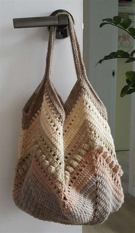 DIY Bolsa de crochê 1 De Frente Para O Mar