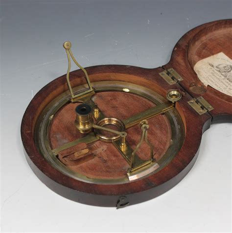 An Early 19th Century Brass 360 Folding Twin Arm Protractor By William