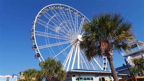 Myrtle Beach SkyWheel Offers Seagulls Eye Views Paradise Resort
