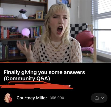 Shes Uploading On Her Private Youtube Again 😊 Rcourtneymiller