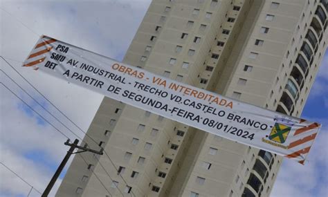 Santo André interdita trecho da Avenida Industrial para obras no