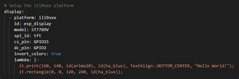 Esp32 St7789 Display Issue Esphome Home Assistant Community