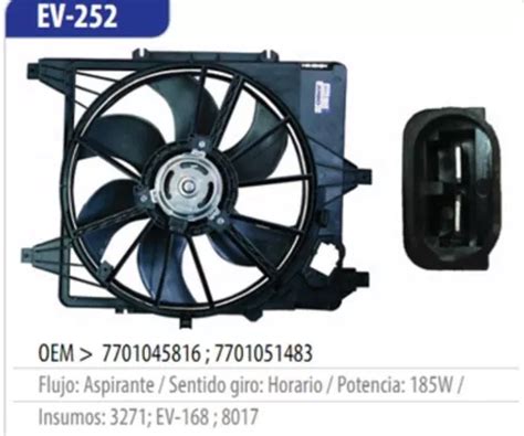 Electroventilador Renault Clio Mio Ev