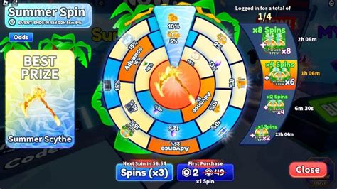 How To Get Summer Spins In Blade Ball Try Hard Guides