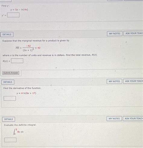 solved 9a y 9b r x 9c find the derivative of the