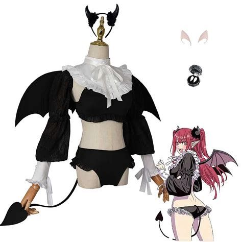My Dress Up Darling Kitagawa Marin Succubus Cosplay Costume Outfits Dress Halloween Carnival