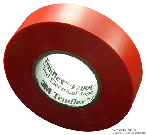 TEMFLEX 1500 RED 3m Electrical Insulation Tape PVC Polyvinyl