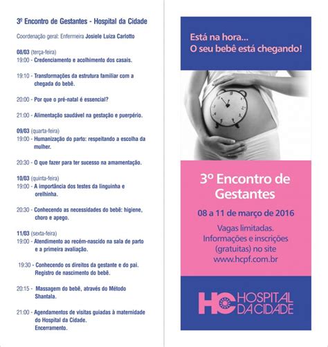 Inscri Es Abertas Para Encontro De Gestantes Do Hc Hospital De