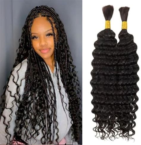 Amazon Deep Wave Bulk Hair For Braiding Wet And Wavy Micro
