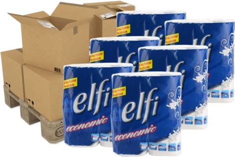480x Ręcznik papierowy kuchenny Elfi 2 warstwowy w roli 2x9 3m 2