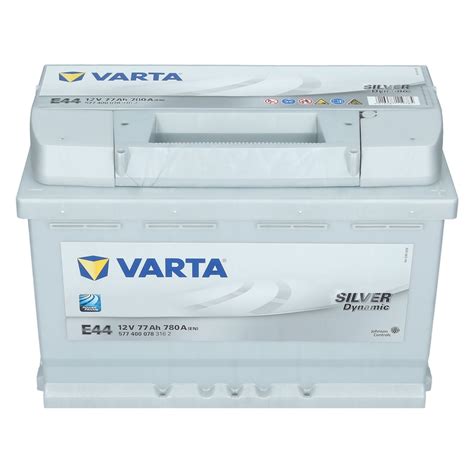 Varta 12V 77Ah 780A EN Autobatterie Silver Dynamic E44 Starterbatterie