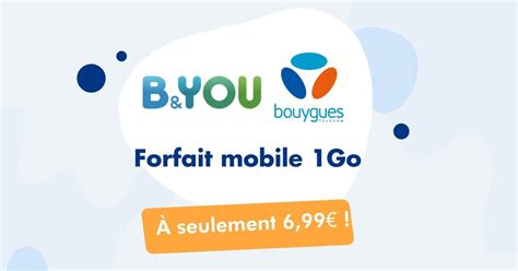 Forfait Pas Cher 1Go Pour 6 99 Chez Bouygues Telecom