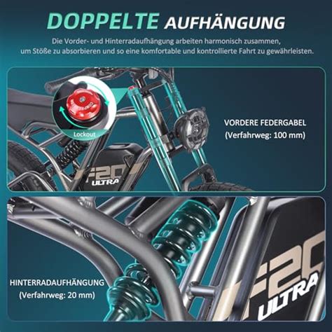 Fafrees Offiziell F20 Ultra E Bike Mountainbike Batterie 48V 25Ah Bis