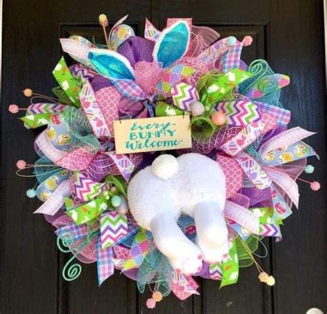 Easy Diy Easter Wreaths Door Decorations You D Be Itching To Try