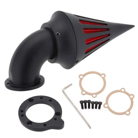 Motorcycle Black Spike Air Cleaner Filter Kits For Harley S S