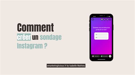 Comment Faire Un Sondage Instagram Dans Une Story