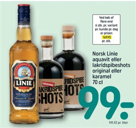 Linie Aquavit Snaps Rema 1000 Marts 2023 Alle Tilbudsavis